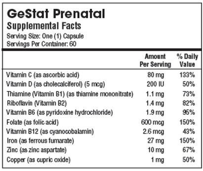 GeStat Prenatal | Vita Range LLC